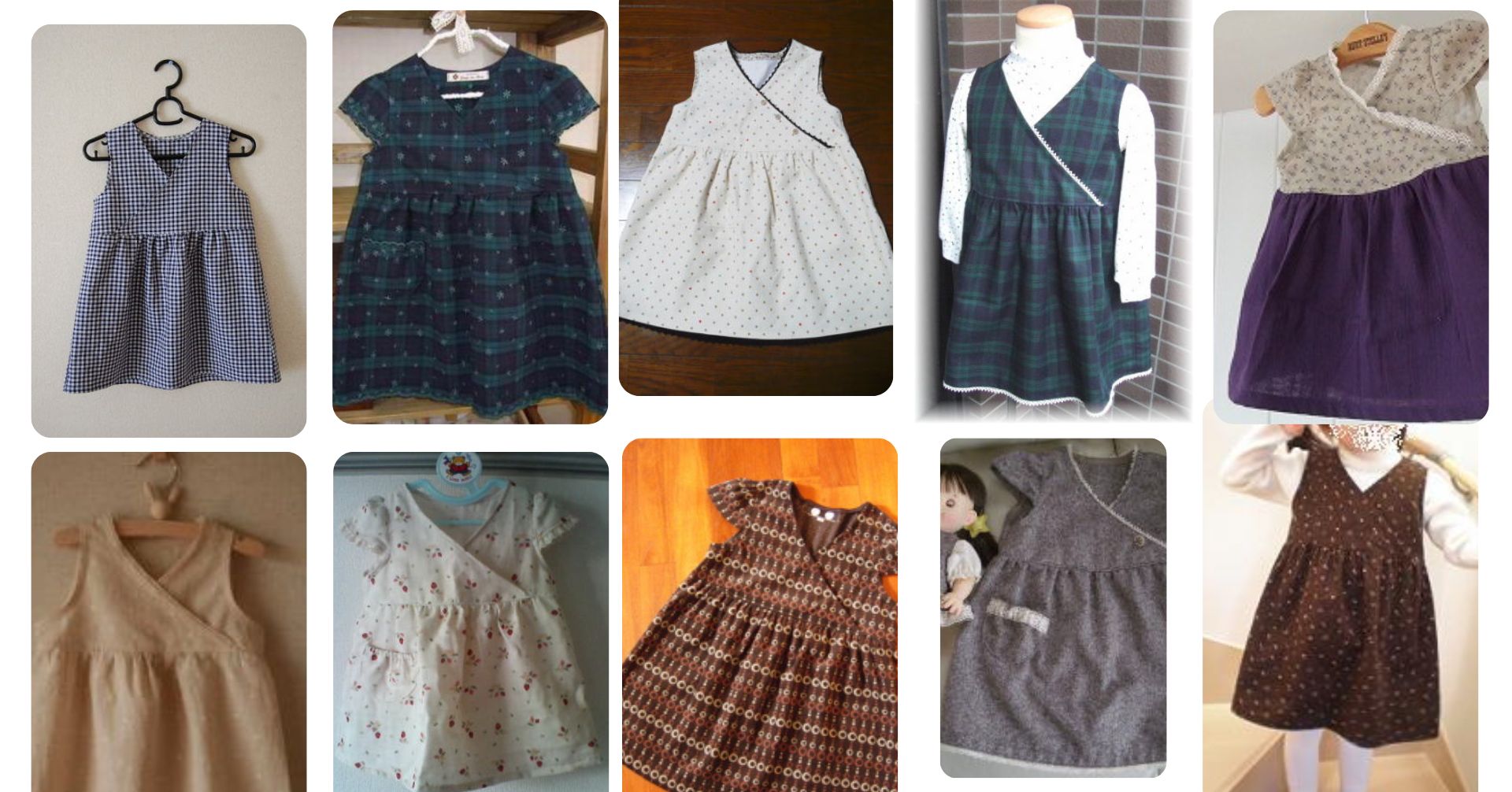 カシュクールワンピ | SEWING ORIKA 型紙