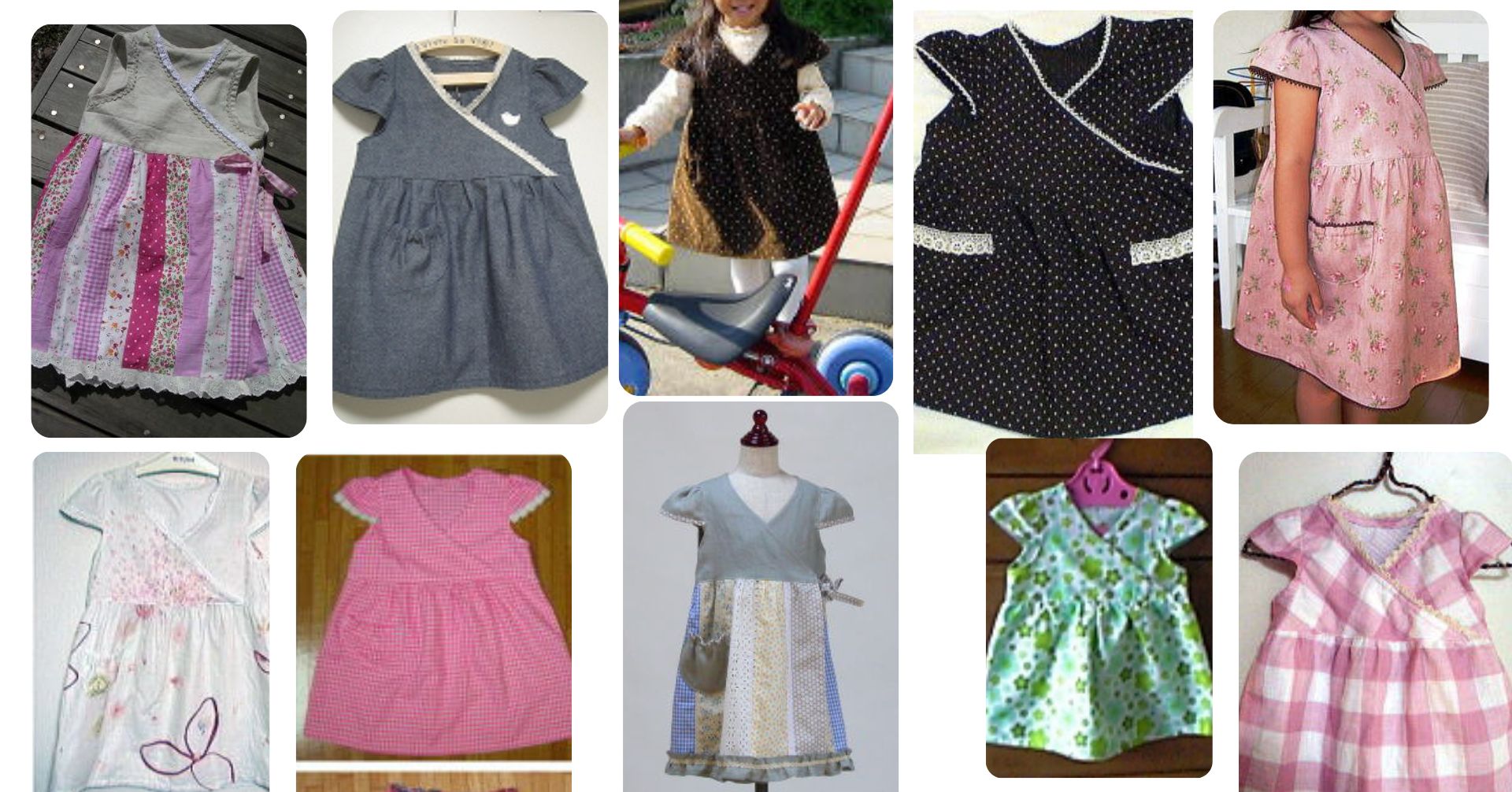 カシュクールワンピ | SEWING ORIKA 型紙